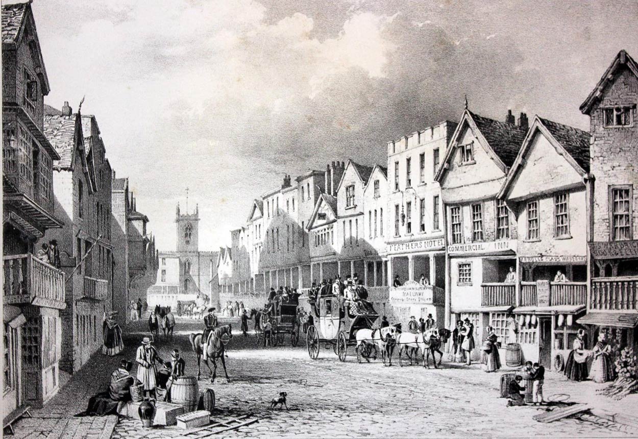 Old Views of Bridge Street, Chester